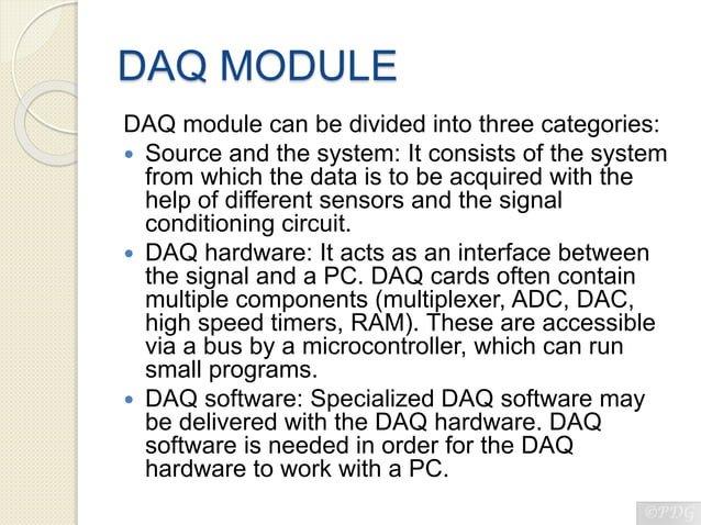 Data Acquisition System | PPTX