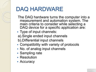 Data Acquisition System | PPTX