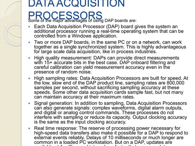 Data Acquisition System | PPT