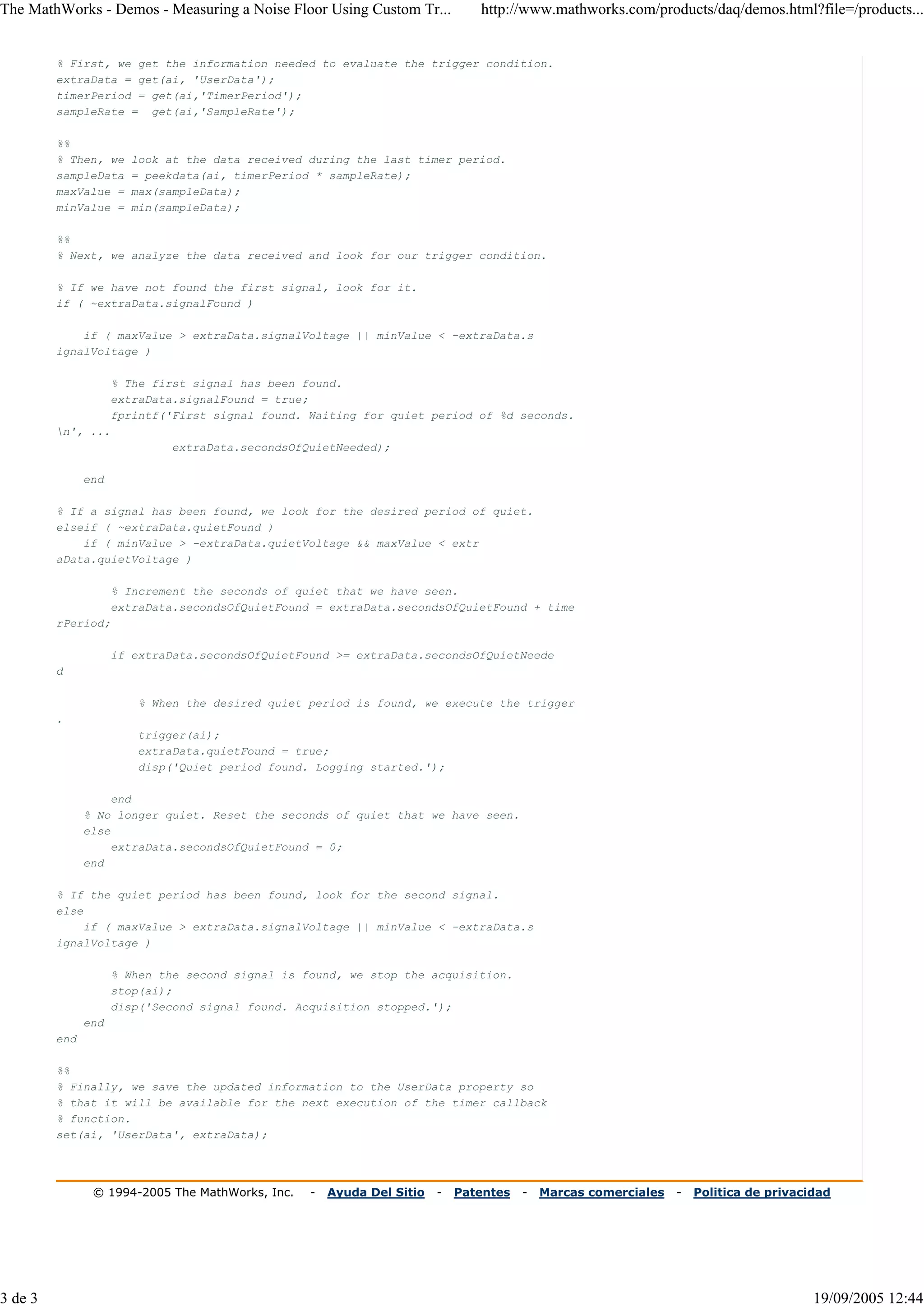 Daq toolbox examples_matlab | PDF