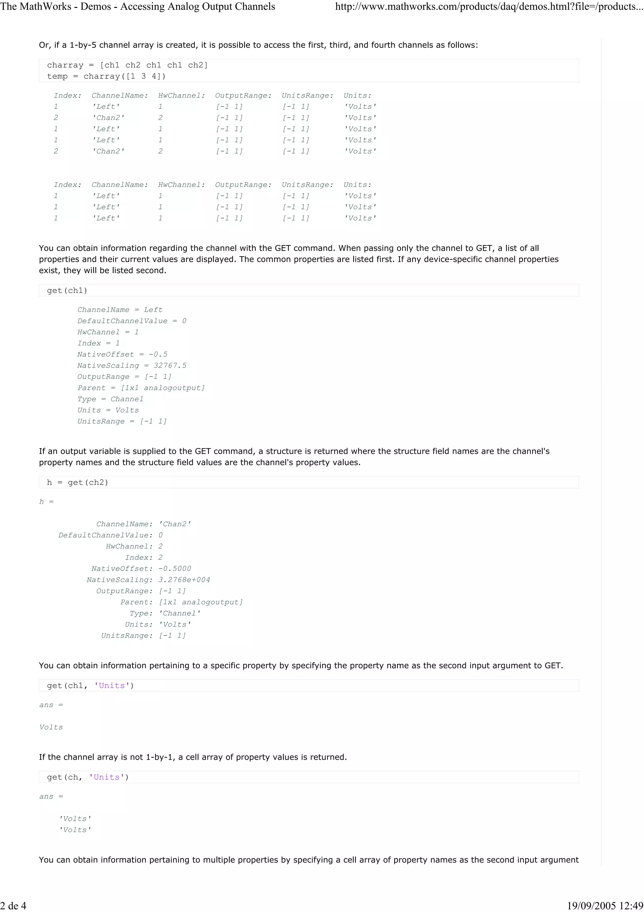 Daq toolbox examples_matlab | PDF