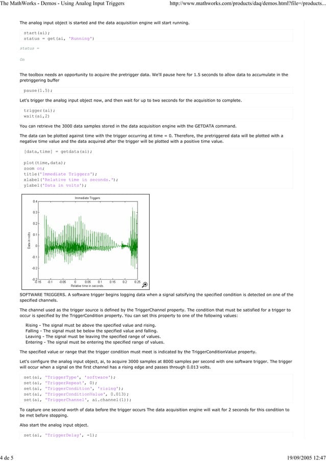 Daq toolbox examples_matlab | PDF | Digital Audio | Computer Software ...