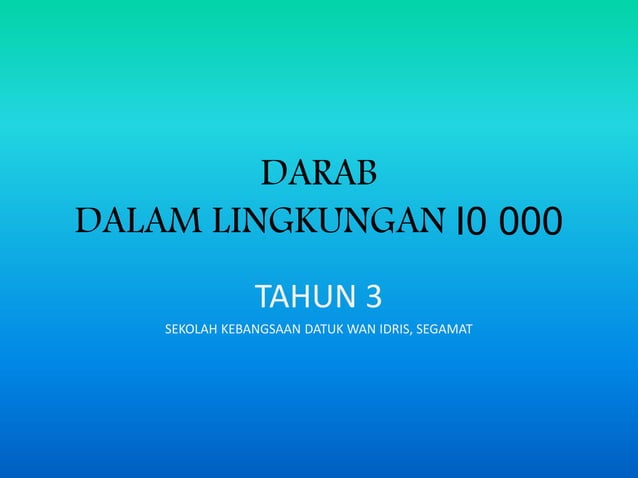 Pengenalan Darab Tahun 3 | PPTX