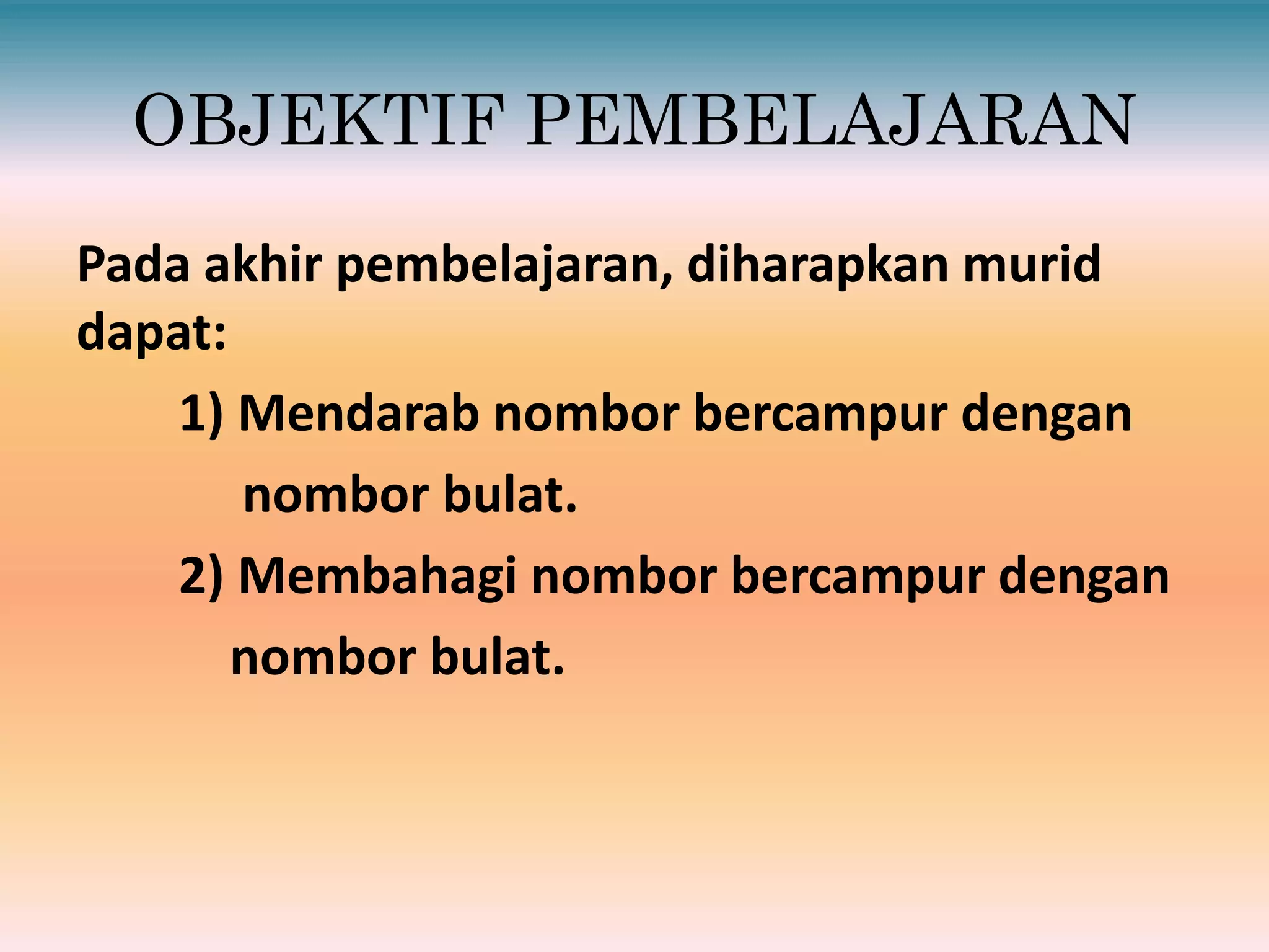 Darab dan bahagi pecahan | PPTX