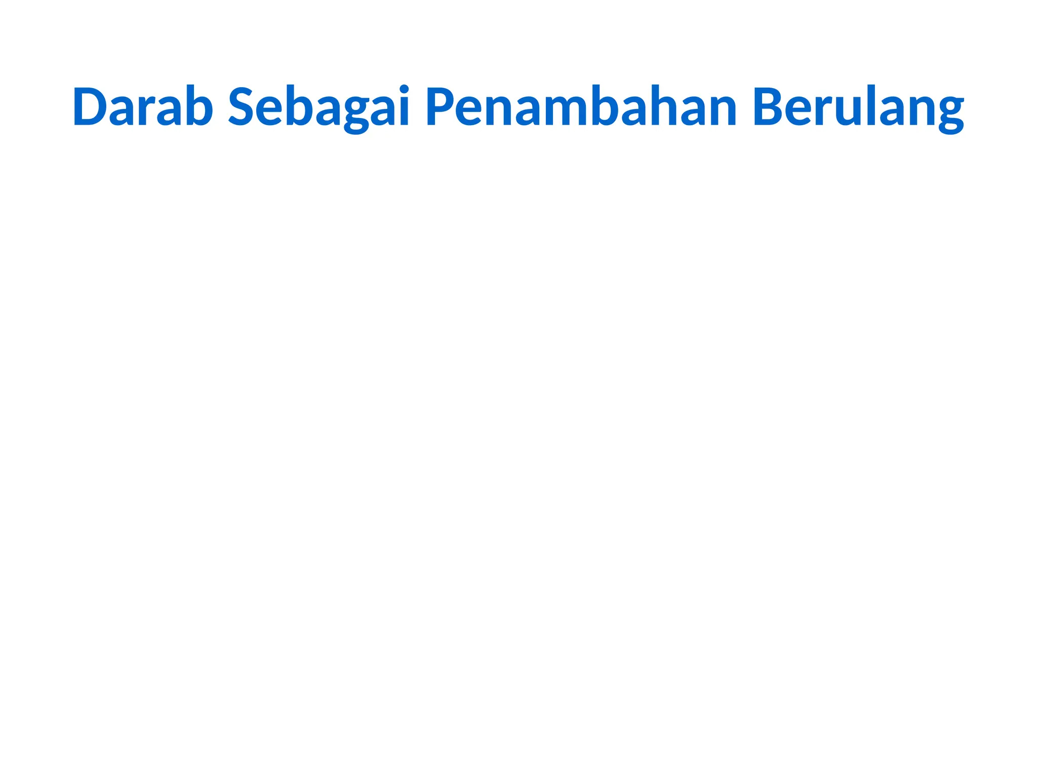 Konsep Darab sebagai Penambahan Berulang | PPTX