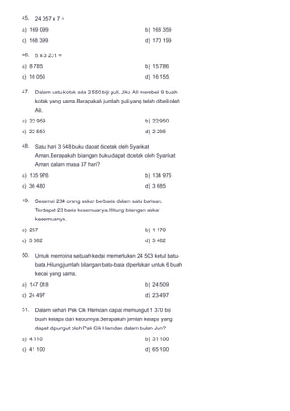 Darab tahun 5 | PDF