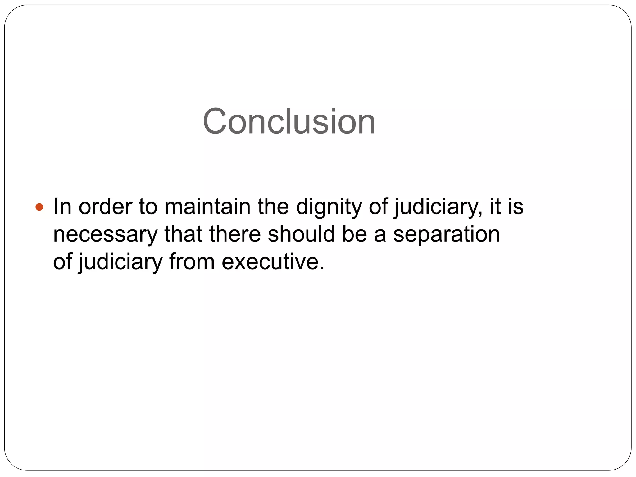 Independence of Judiciary | PPTX