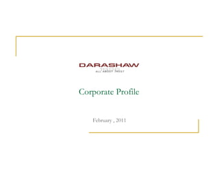 Darashaw Co Ltd | PDF