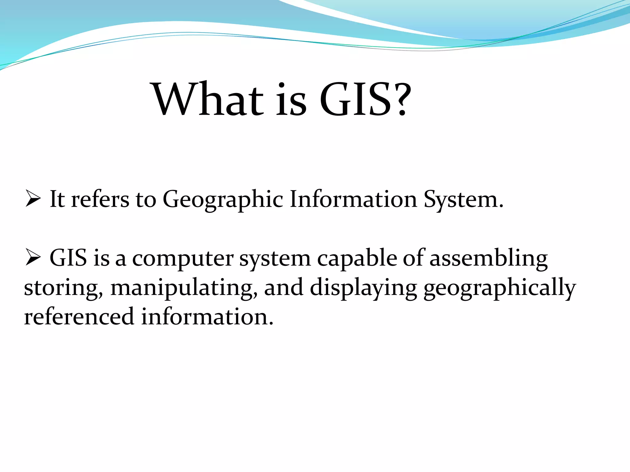 GIS and GPS | PPTX