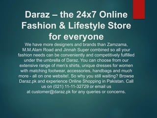 Daraz.pk presentation | PPTX