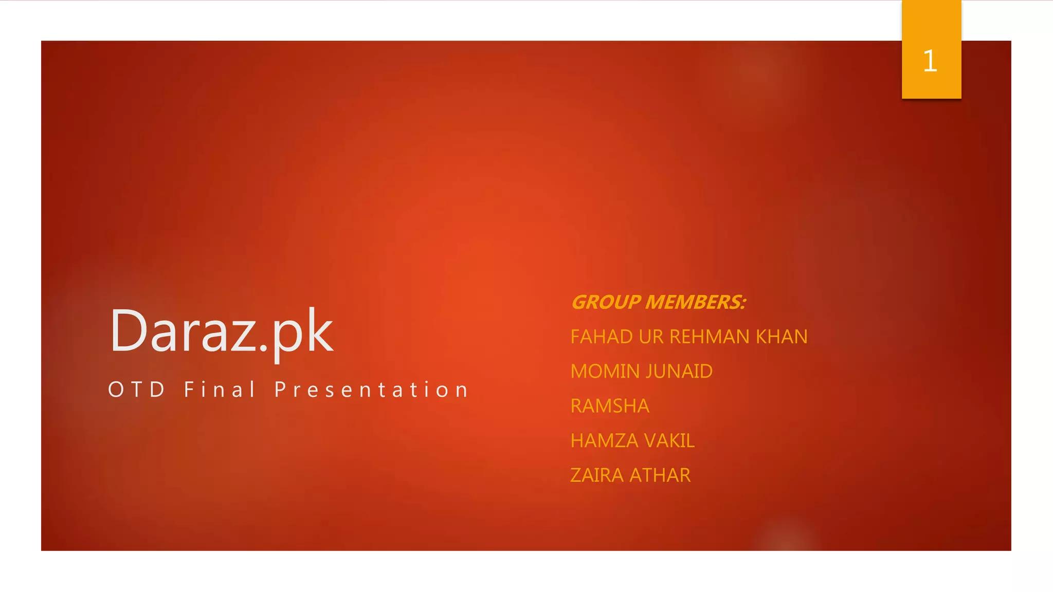 Daraz pk - organizational theory and design | PPTX