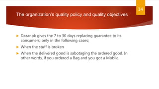 Daraz pk - organizational theory and design | PPTX
