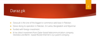 Daraz pk - organizational theory and design | PPTX