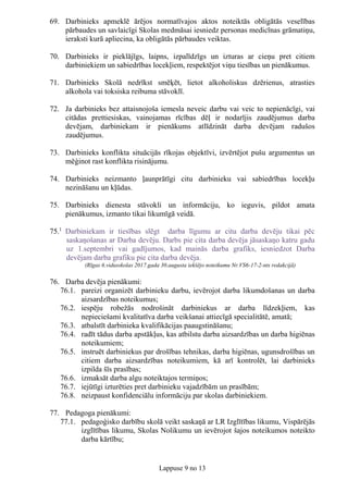 Darba kārtības noteikumi 2017 | PDF