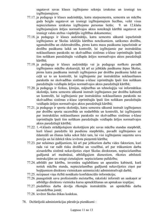 Darba kārtības noteikumi r6vsk 2015 | PDF