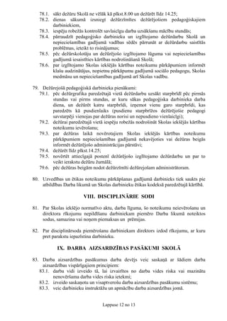 Darba kārtības noteikumi r6vsk 2015 | PDF