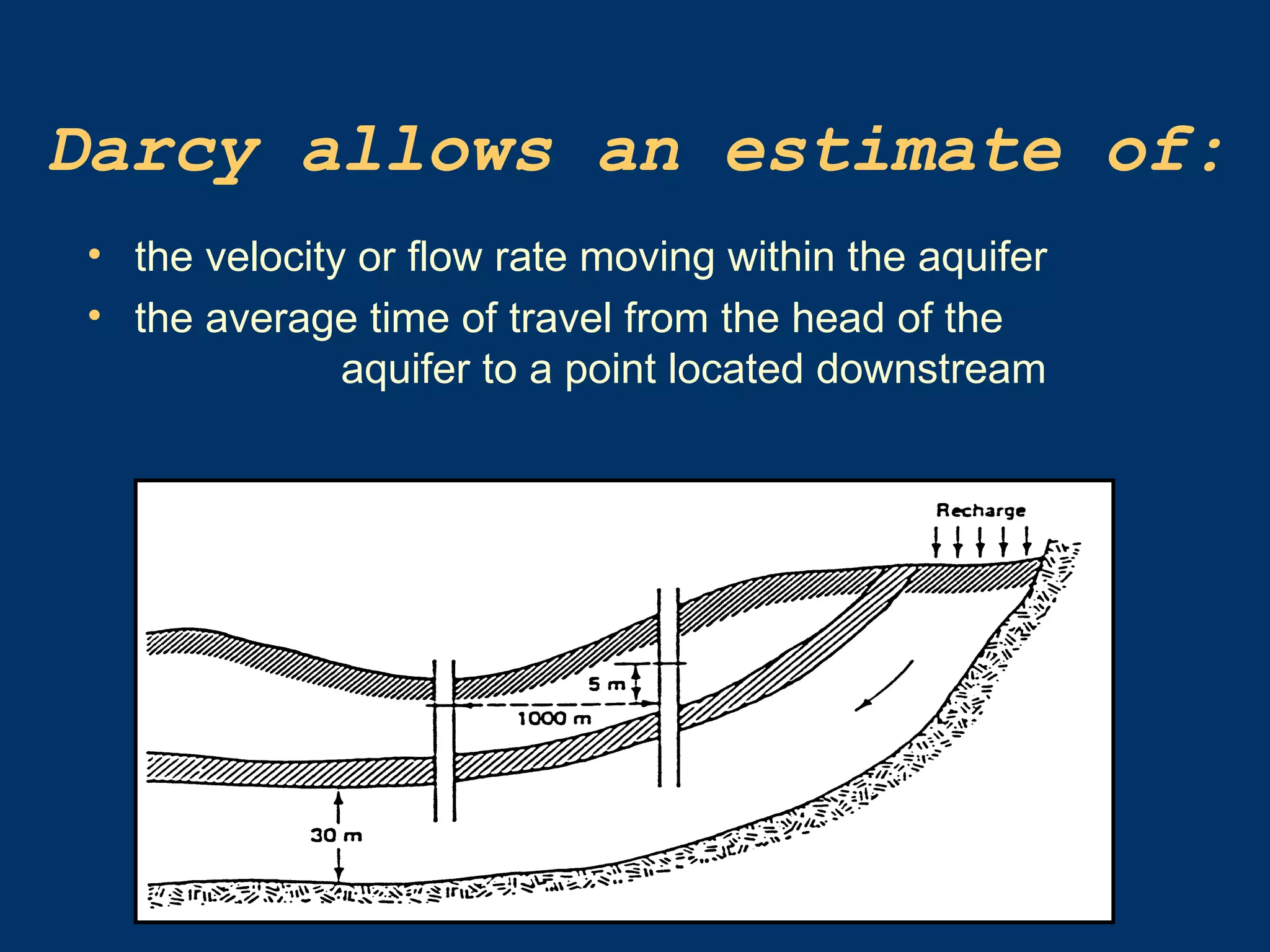 Darcy´s law | PPT | Geology | Science