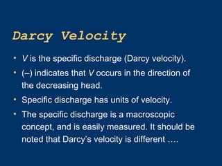 Darcy´s law | PPT