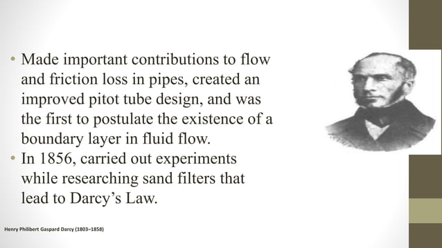 Darcys law | PPTX | Physics | Science