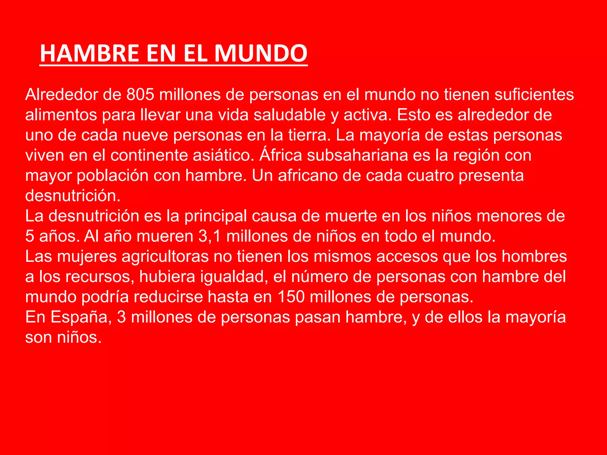 Dar de comer al hambriento | PPT