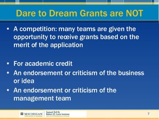 Dare To Dream - Info | PPT