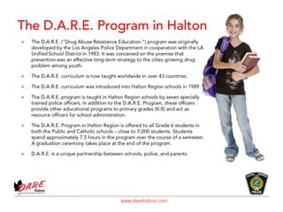 D.A.R.E. Halton | PPT