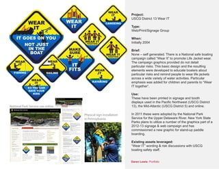 Daren Lewis portfolio: Graphic branding - Wear It! | PDF