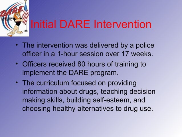 Dare program | PPT