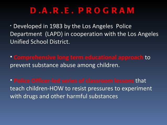 Dare program presentation | PPT