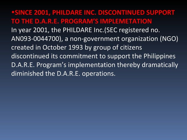 Dare program presentation | PPT