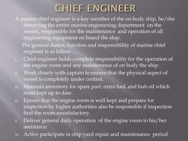 Marine engineering department | PPTX | Civil Engineering Industry ...