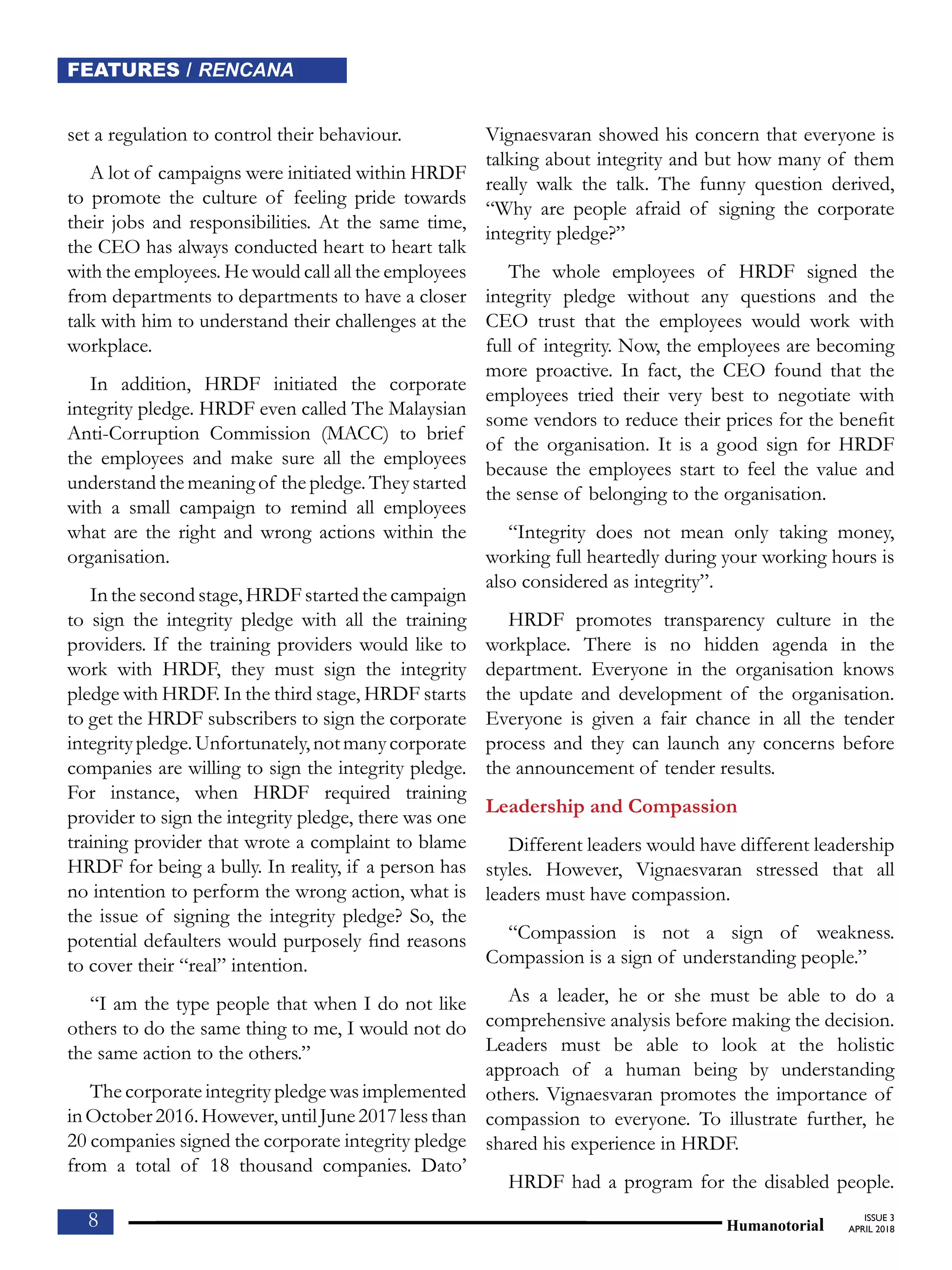 Dare To Change The True Compassionate Leader | PDF