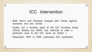 Darfur & ICC | PPT