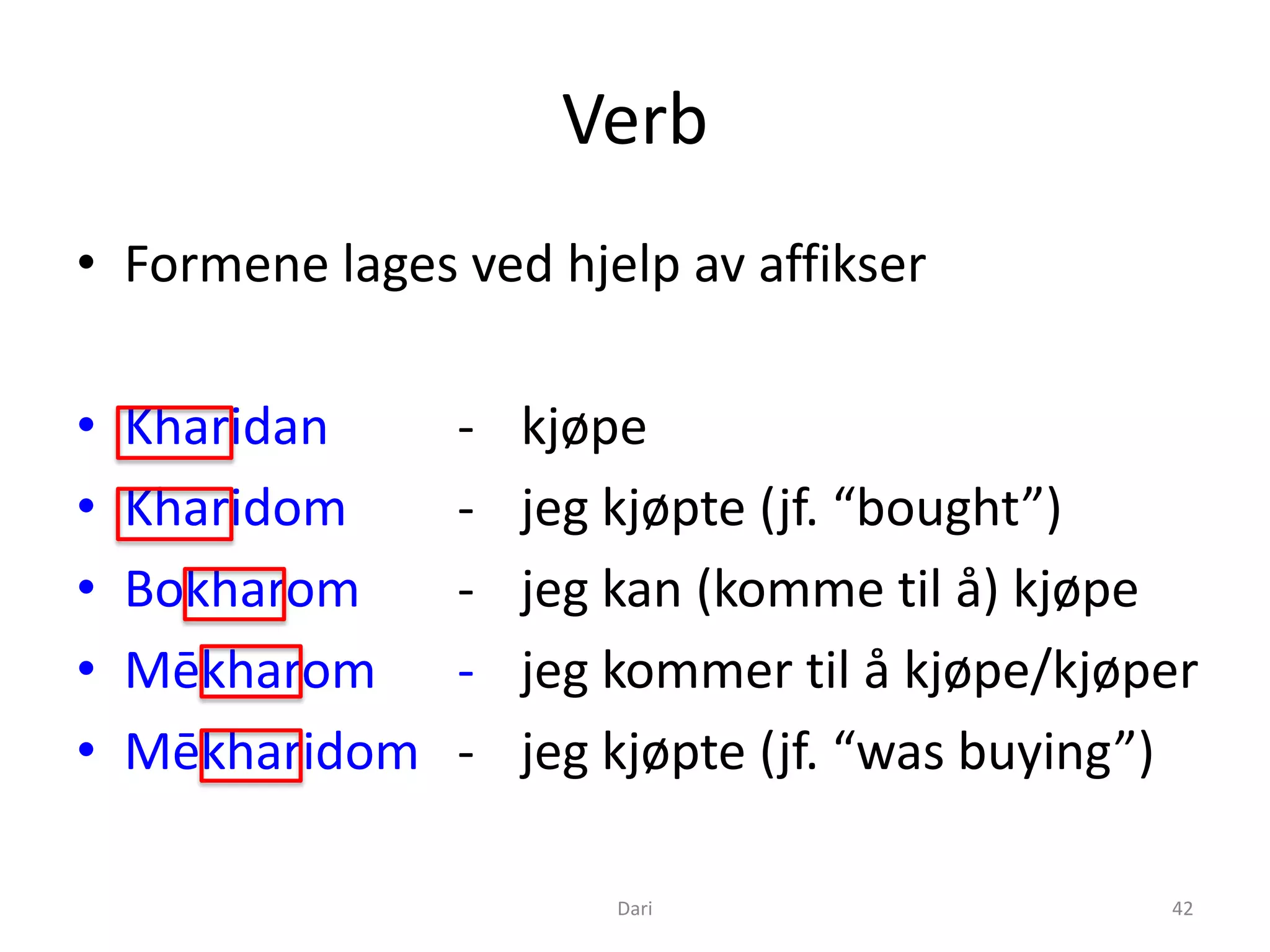 Dari bakgrunn | PPT