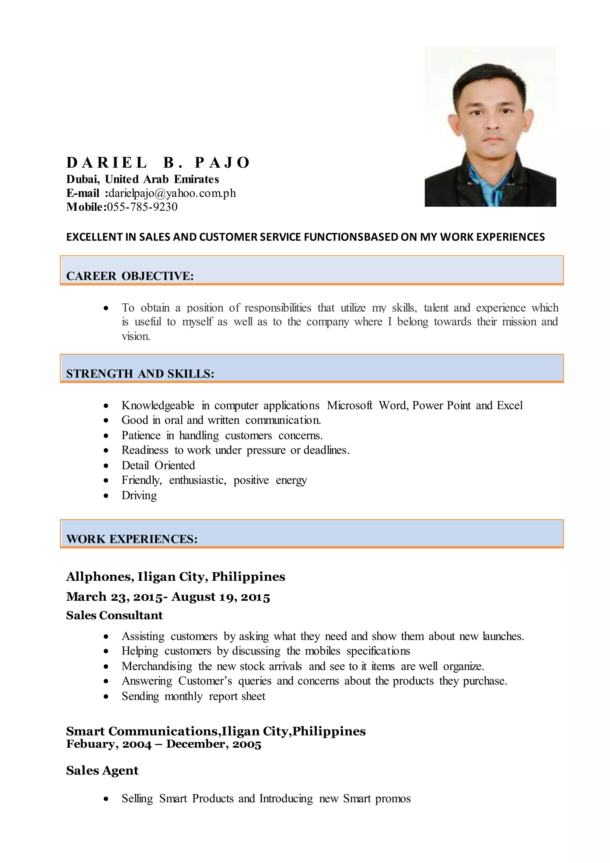 Dariel cv.final | PDF