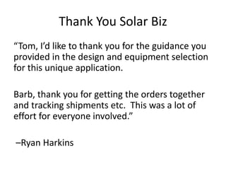 Darien Project: Solar Energy in the Wouman Village | PPTX