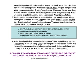 Dari material ke Spiritual | PPT