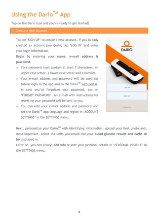 Dario Diabetes Management App | PDF