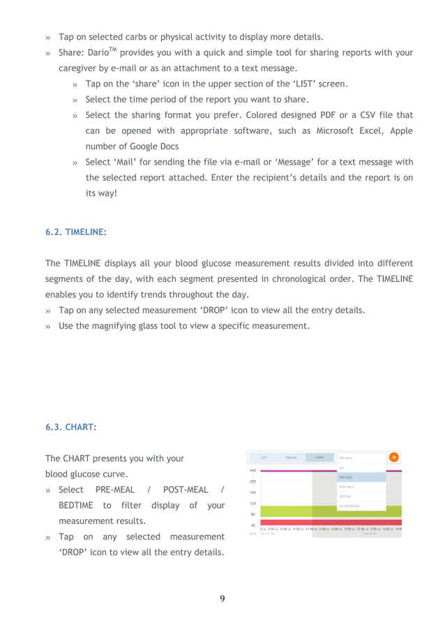 Dario Diabetes Management App | PDF