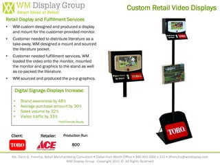 Daris' Custom Display & Fixture Portfolio | PPT