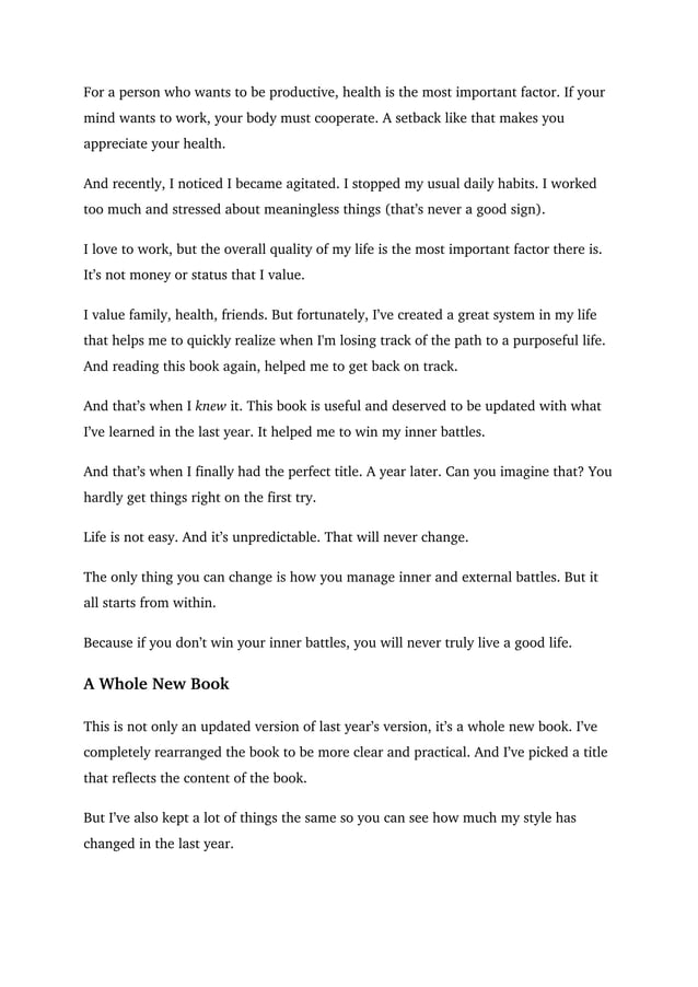 Win Your Inner Battles | PDF