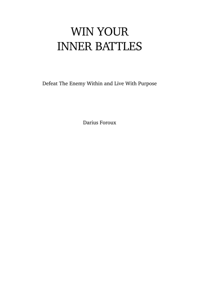Win Your Inner Battles | PDF