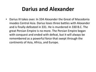 Darius and alexander | PPT