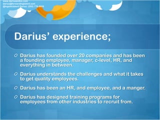 Darius & Company; Why choose us? | PPT