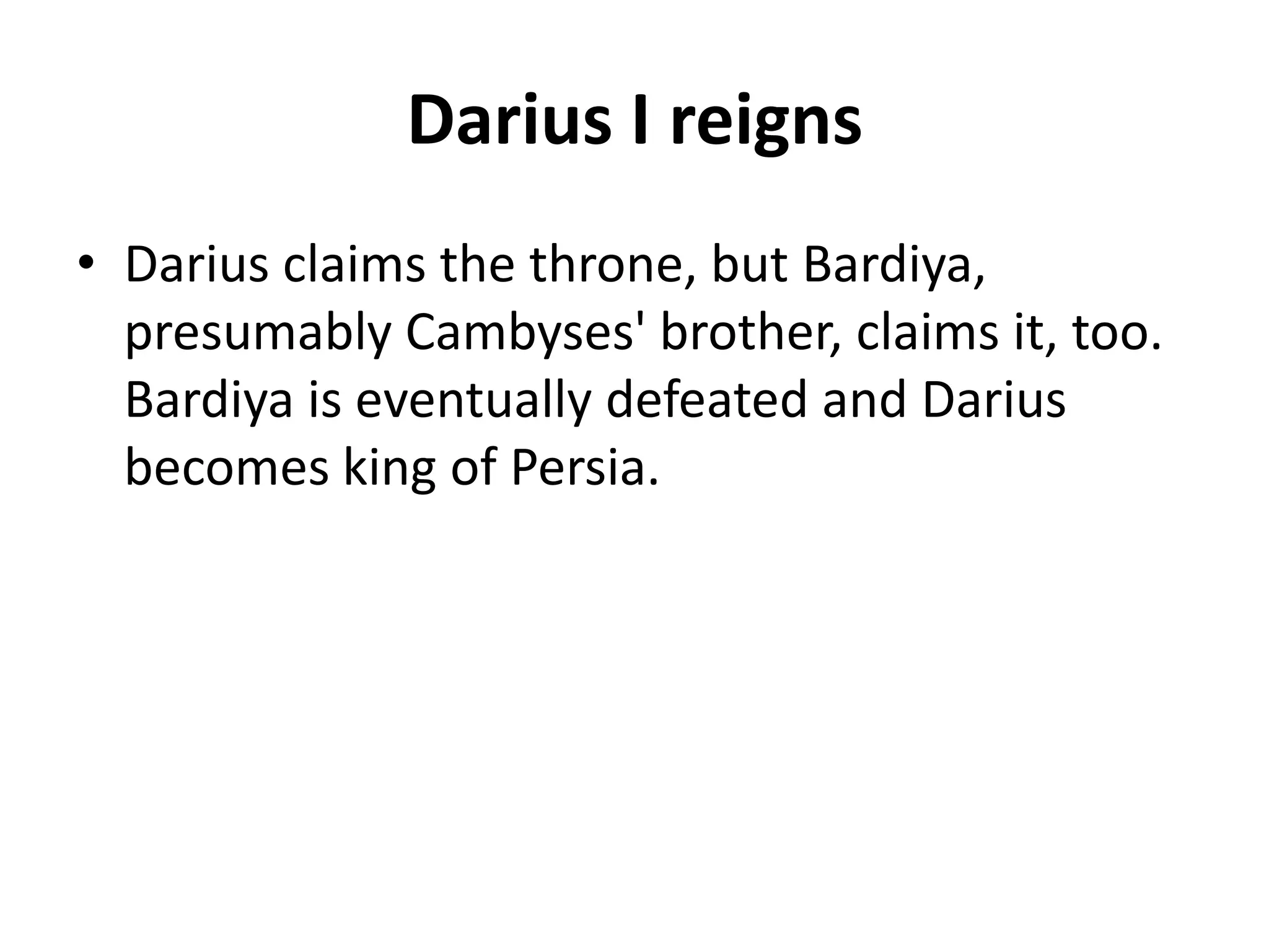 Darius i reigns | PPTX