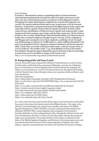 Darius the Great's Suez Inscriptions: Birth Certificate of the Silk ...