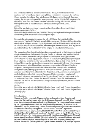 Darius the Great's Suez Inscriptions: Birth Certificate of the Silk ...