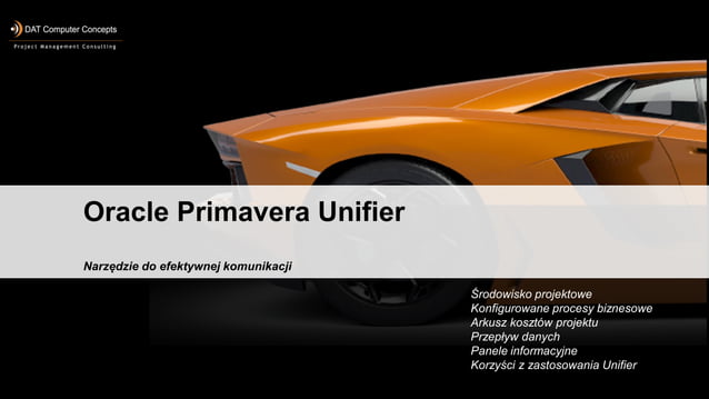 Oracle Primavera Unifier | PDF | Business | Business and Finance