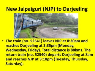 About darjeeling toy train/toy train joy of darjeeling | PPTX