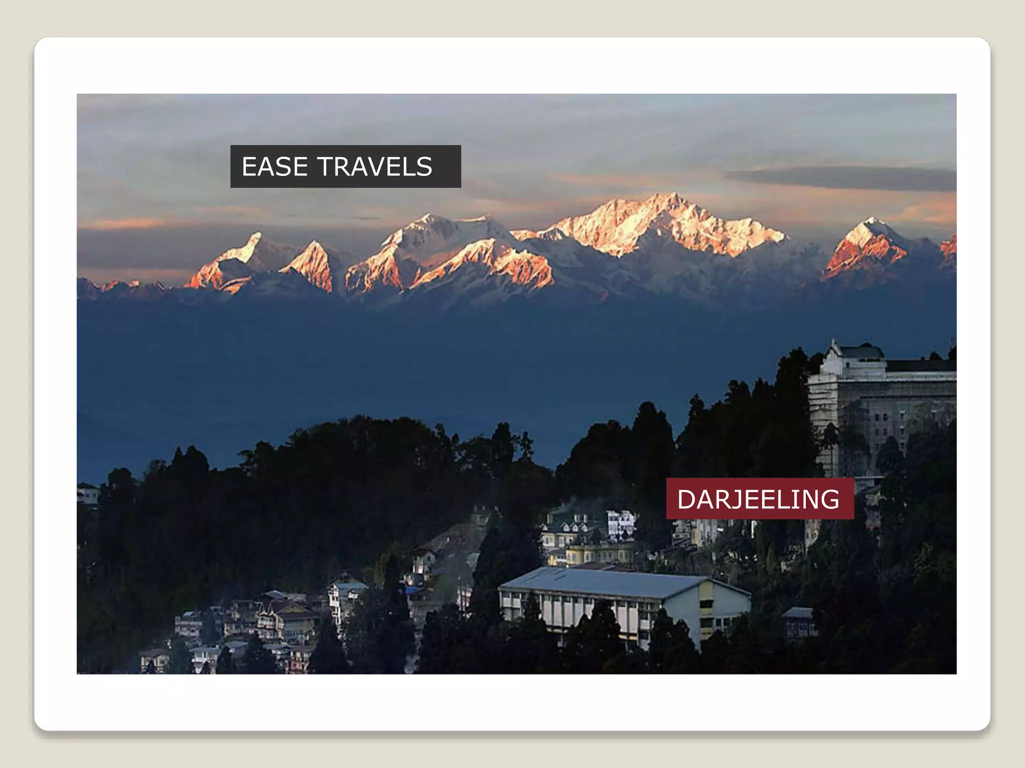 Darjeeling package tour | PPT